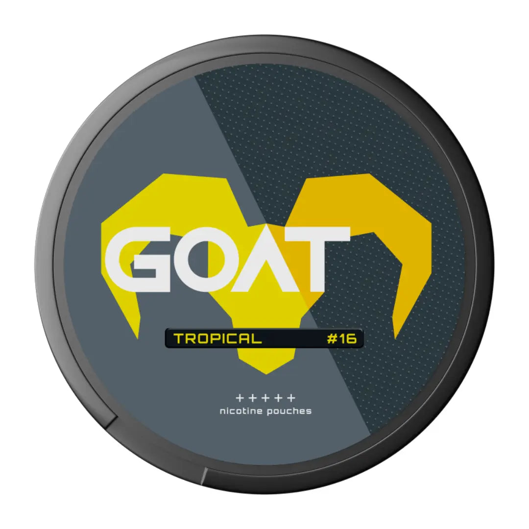 GOAT Tropical Strong – Fruity Exotic White Snus Nicotine Pouches ...