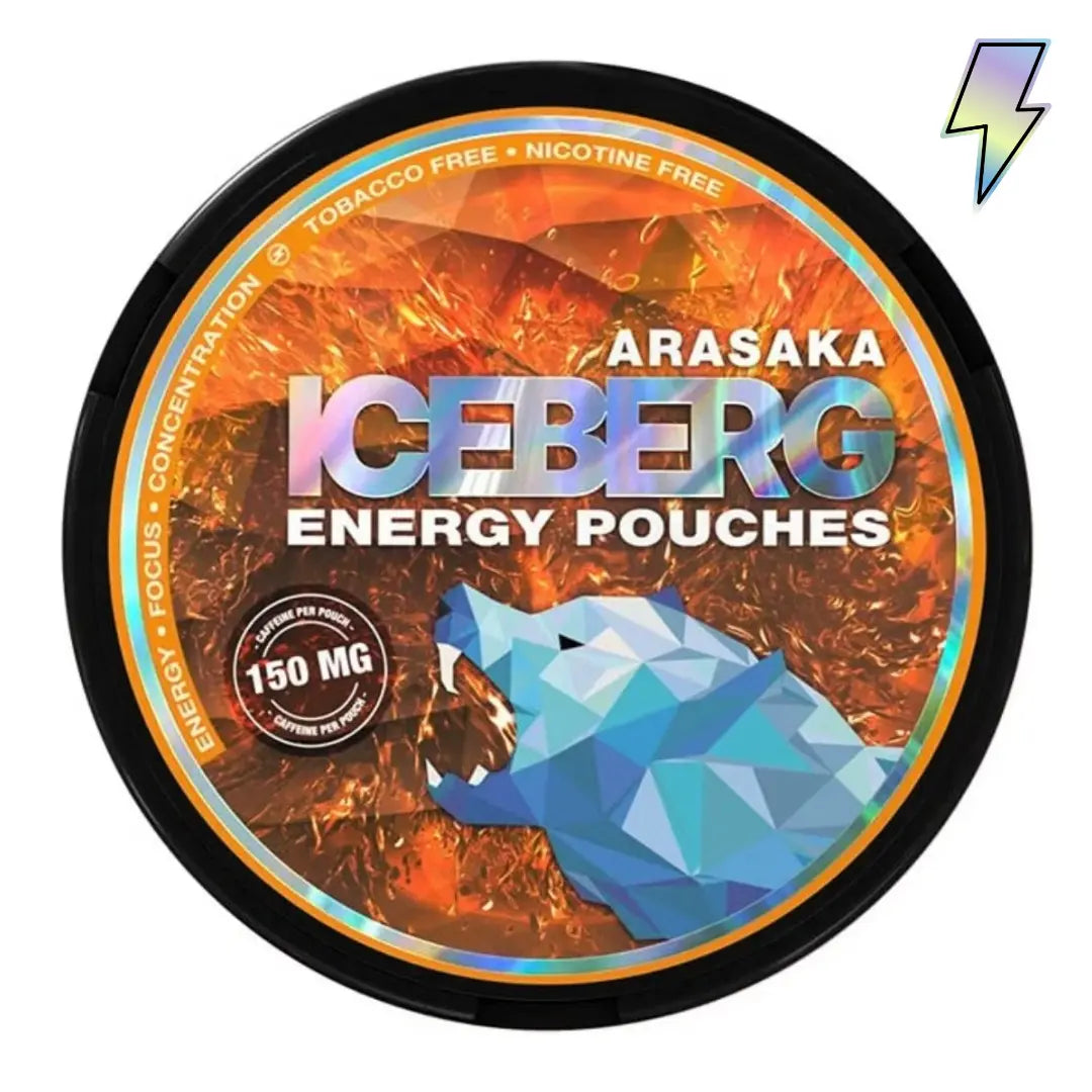 Iceberg Energy Arasaka Caffeine – Extreme 150mg Caffeine Pouches ...