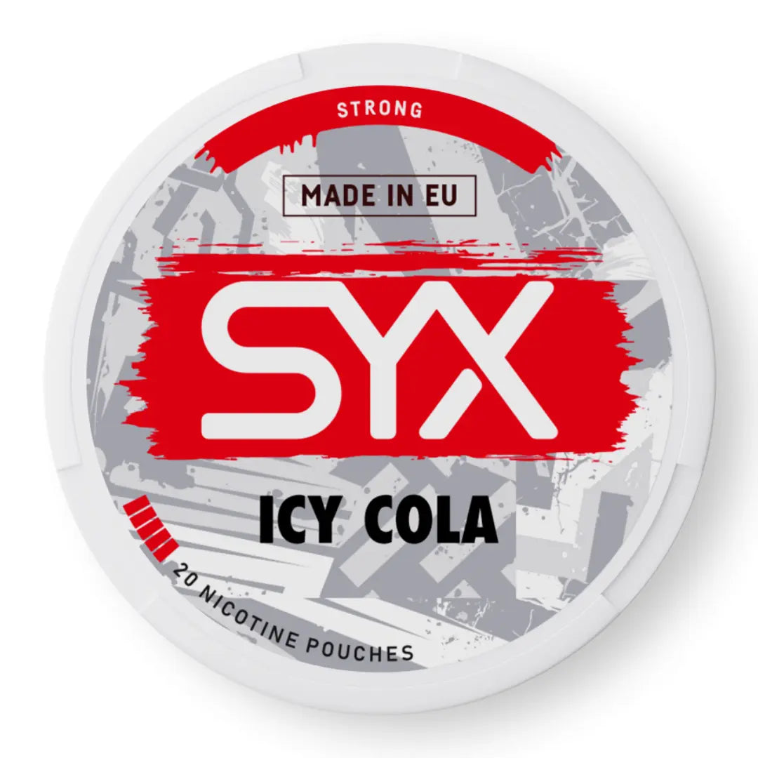 Buy SYX Icy Cola Strong White Snus – Refreshing Cola Flavor Pouches ...