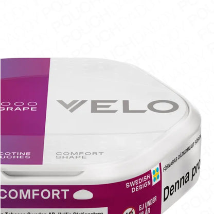 VELO Shift Hot Grape – Strong Grape Flavored White Snus Pouches ...