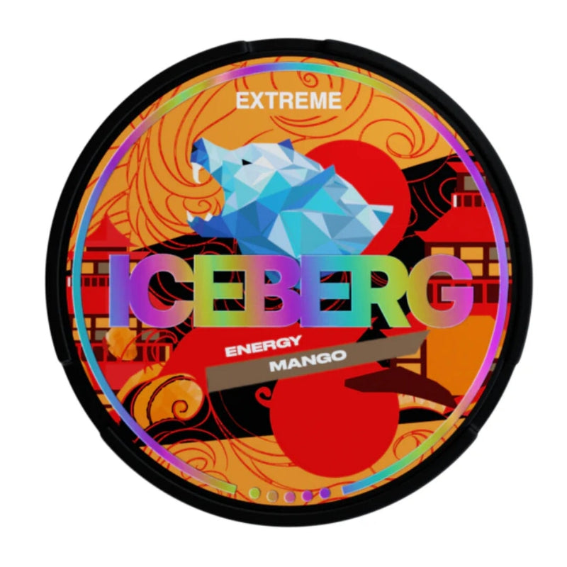 Buy Iceberg Energy Mango Ultra Strong White Snus - Pouchdaddy.com