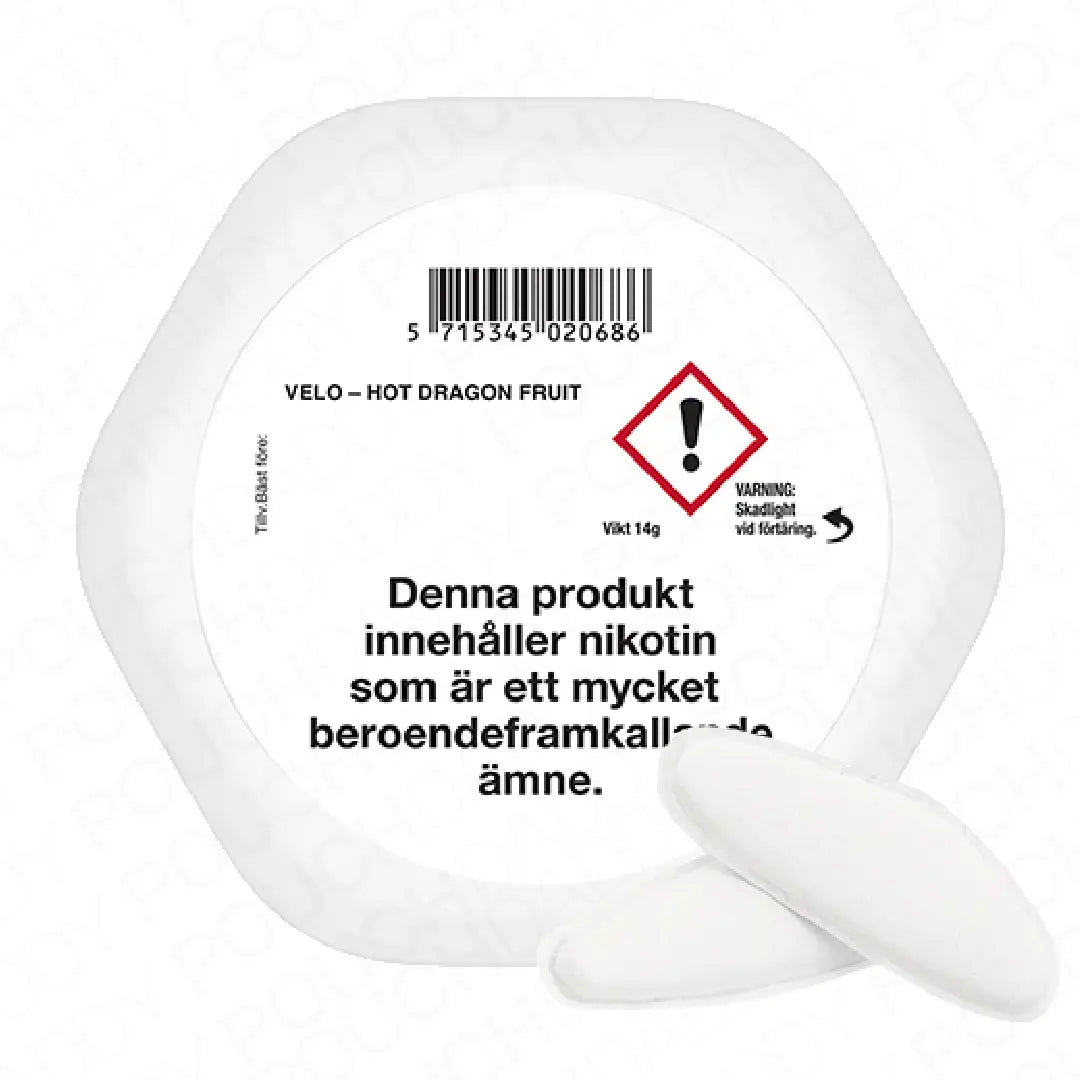 VELO Shift Hot Dragonfruit – Strong Exotic White Snus Pouches – Pouchdaddy