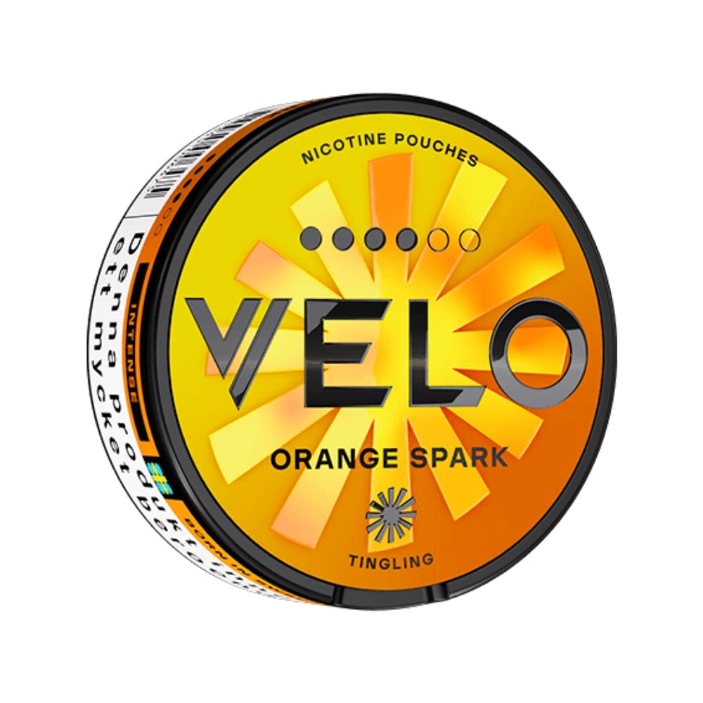 Buy VELO Orange Spark Snus – Refreshing Citrus Nicotine Pouches ...